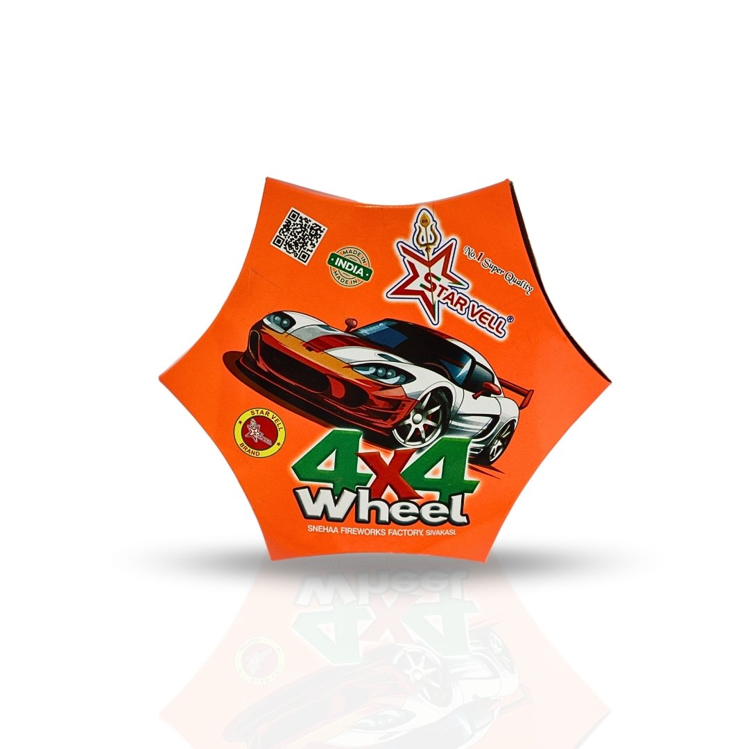 Buy 4 x 4 Wheel Crackers – Ground Chakkar for Diwali - Sivakasi Pattasu | Padmasri Crackers