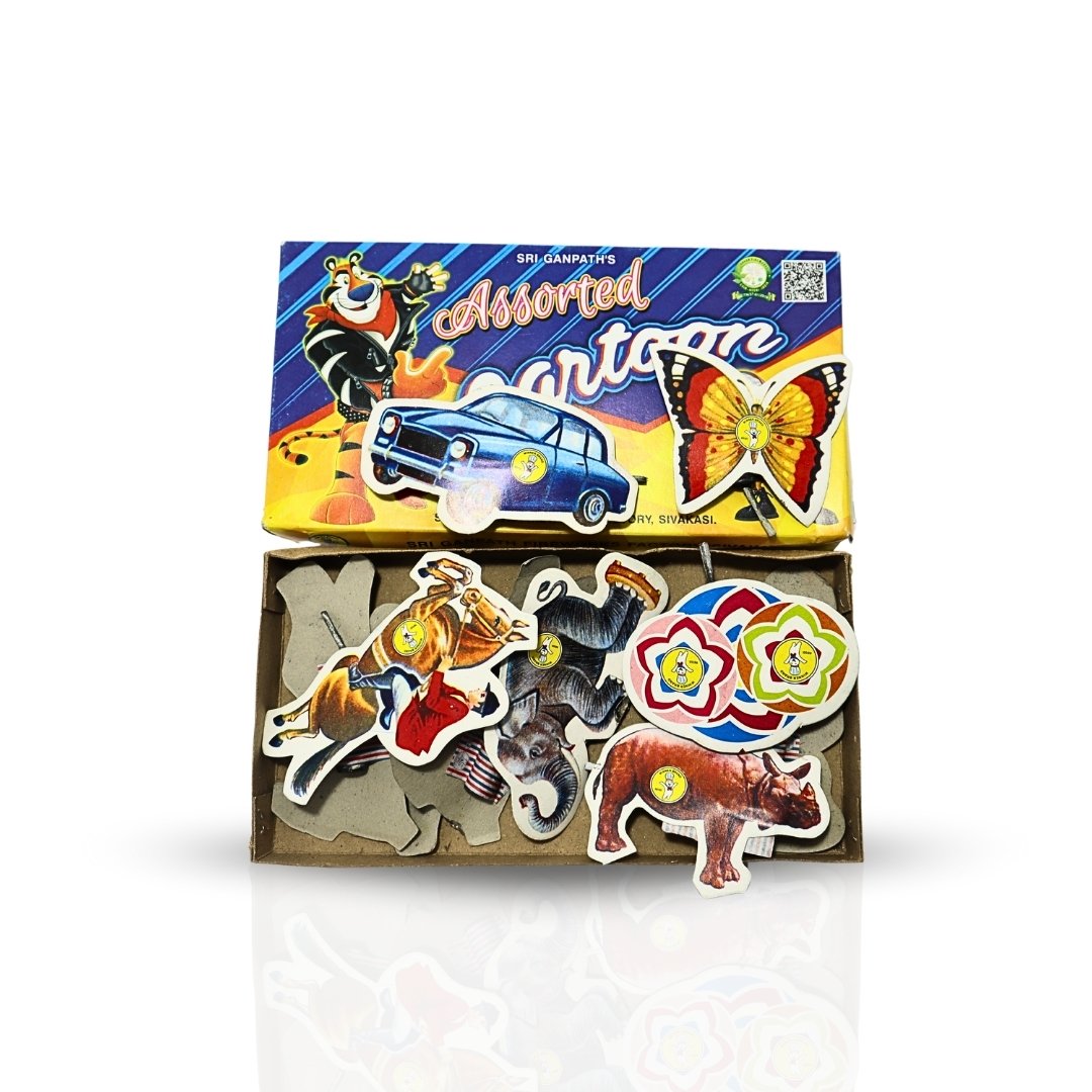 Buy Assorted Cartoon for Diwali - Sivakasi Pattasu | Padmasri Crackers